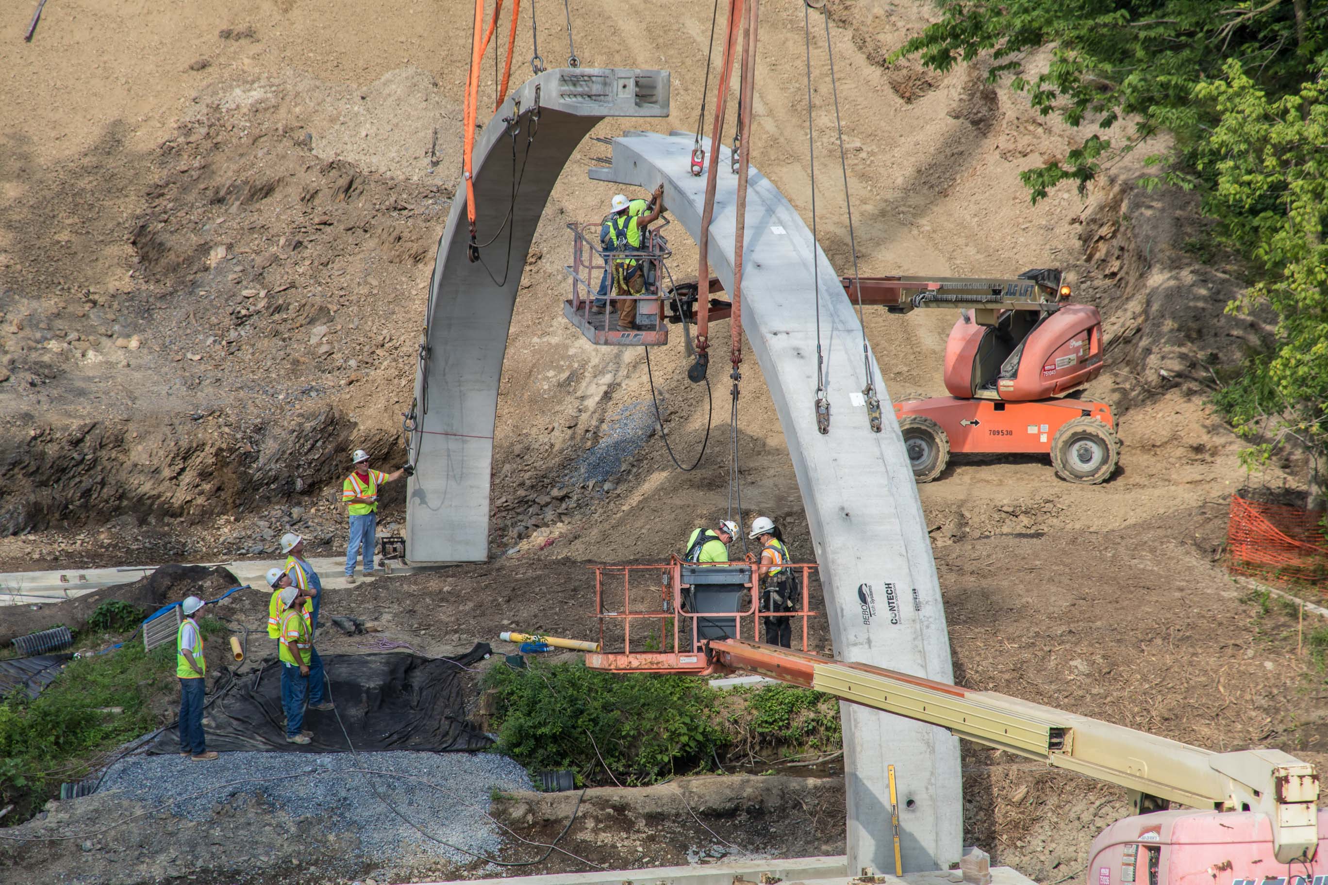 MHS Begins Bridge Construction on New “Catherine Drive” - Milton ...