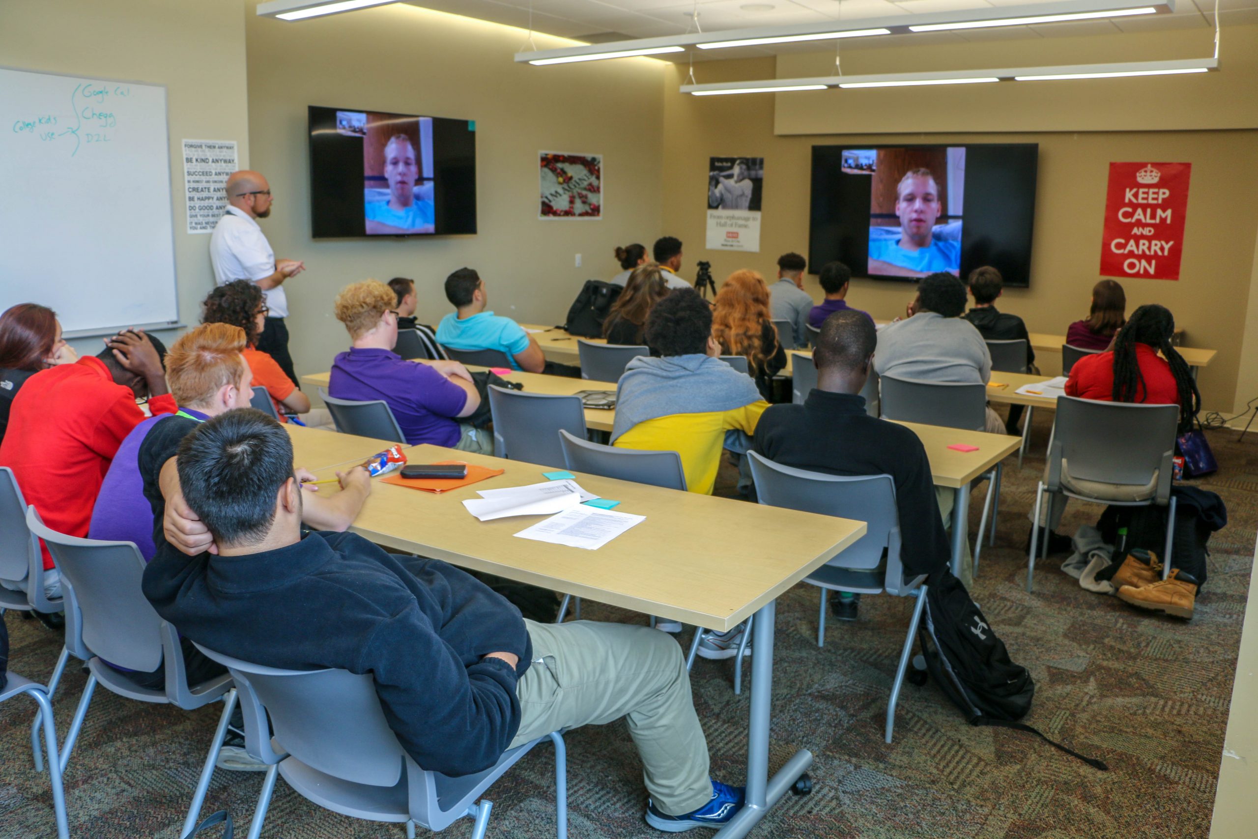 MHS Seniors Learn from Alumni through Distance Learning