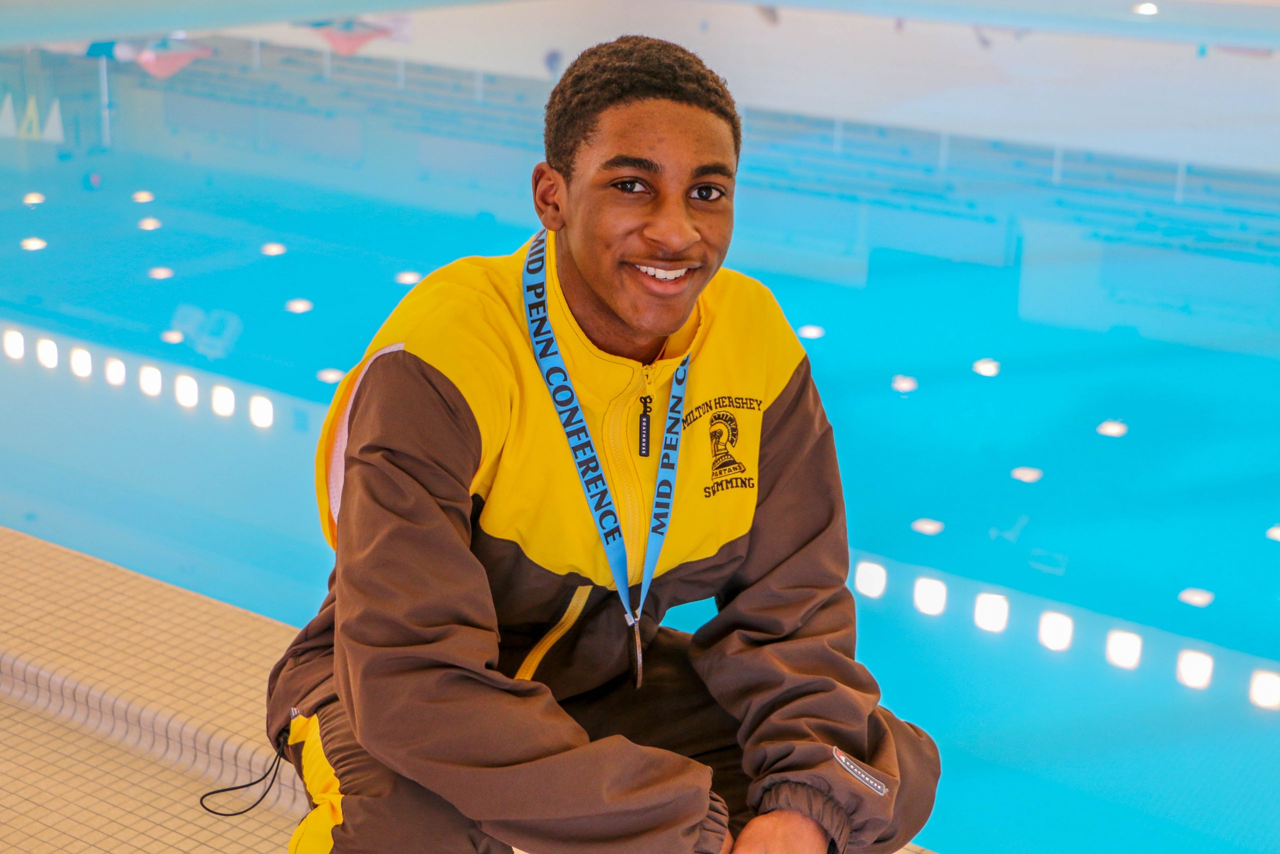 MHS Sophomore Places Third at Mid-Penn Diving Championships
