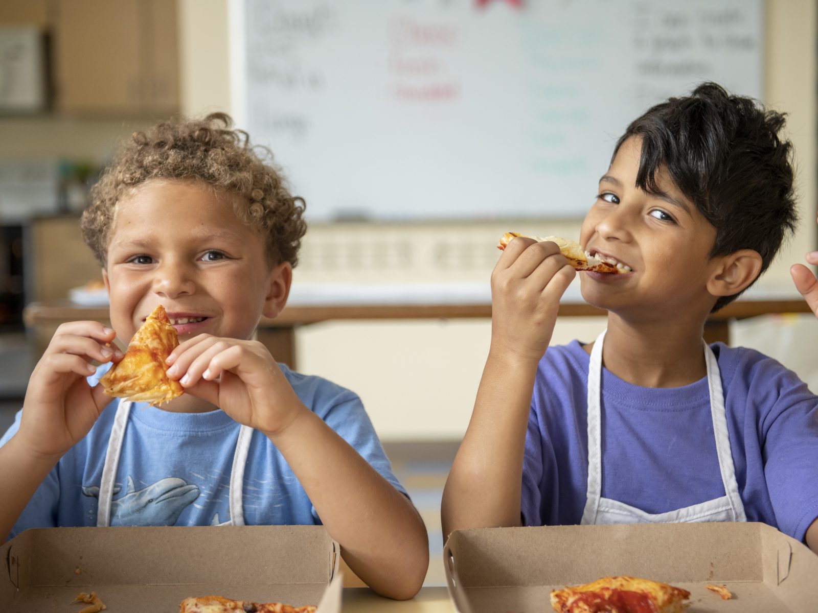 Milton Hershey School Students Learn Fractions Through Pizza in YRE