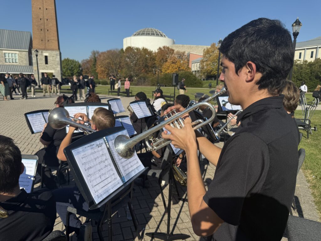 Zac Brown Band's Daniel de los Reyes Visits MHS Jazz Band