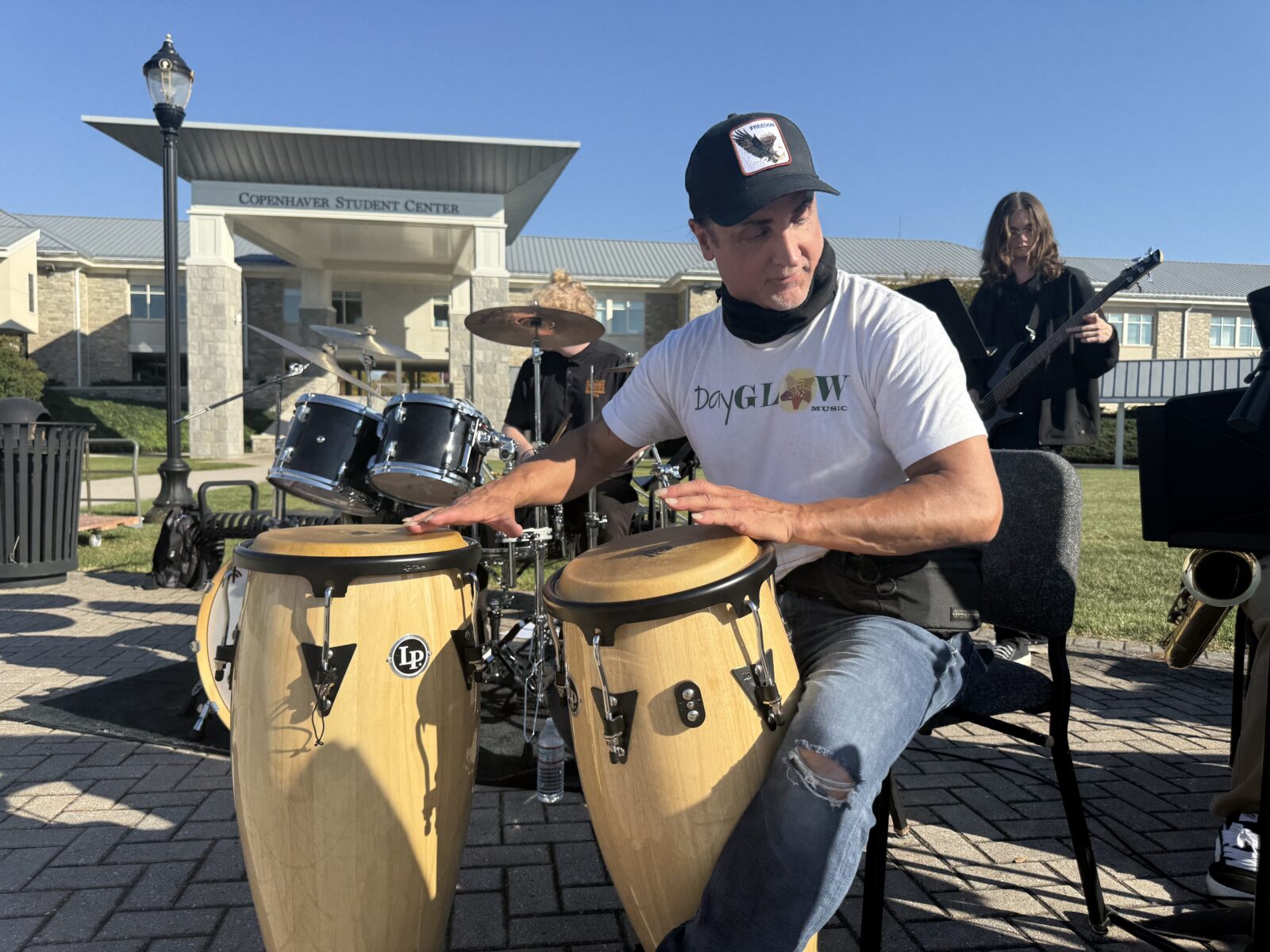 Zac Brown Band's Daniel de los Reyes Visits MHS Jazz Band