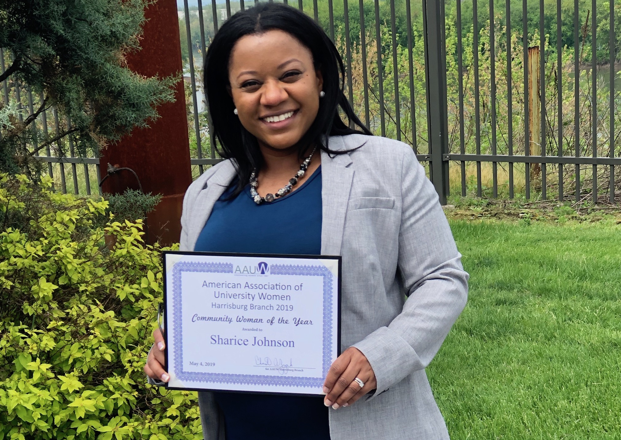Sharice Johnson 2019 Community Woman of the Year Award | MHS