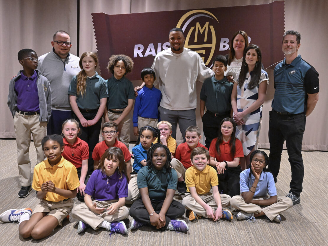 Saquon Barkley Encourages MHS Community to Raise the Bar