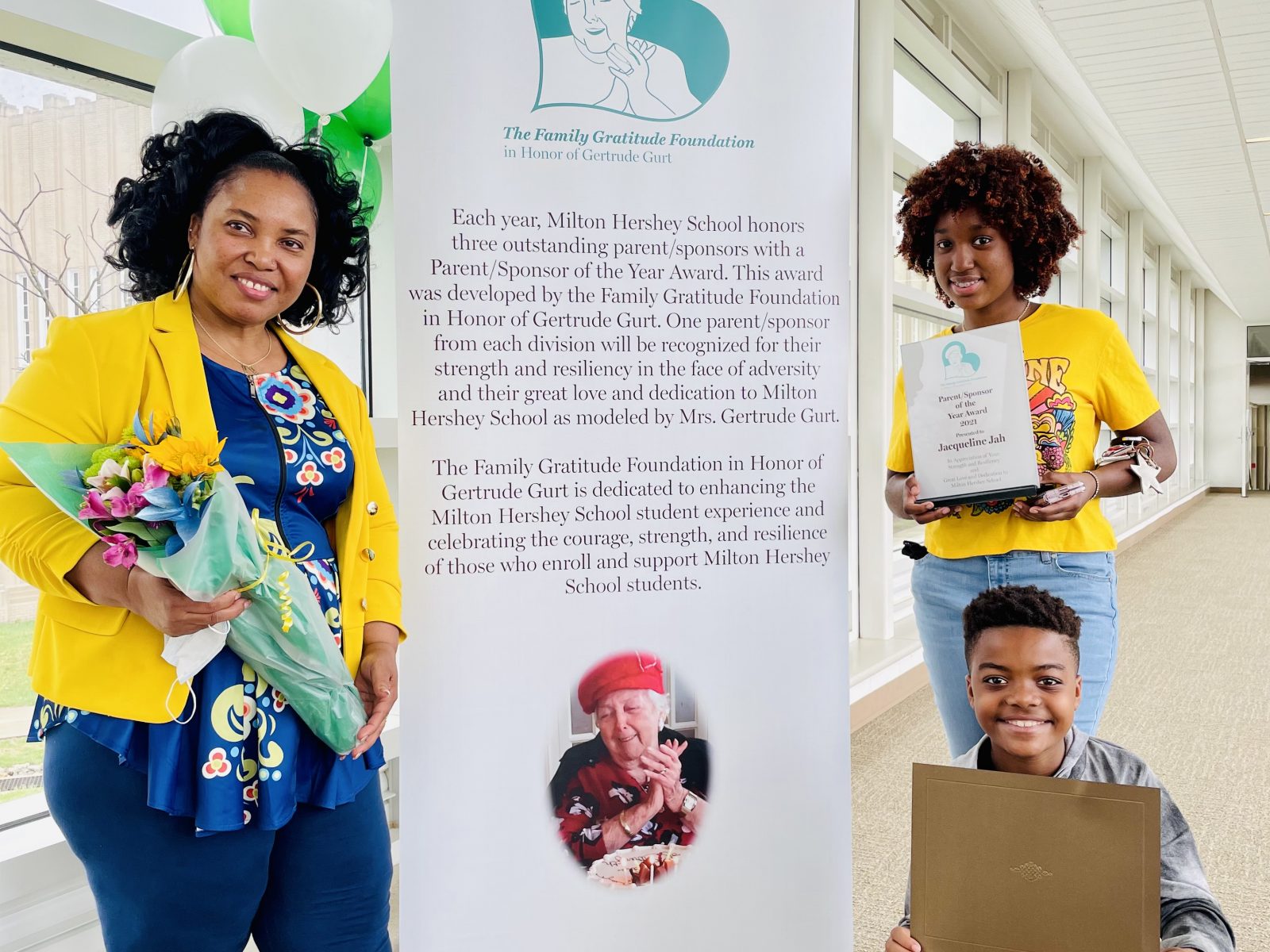 Family Gratitude Foundation Awards 2021 Parents/Sponsors