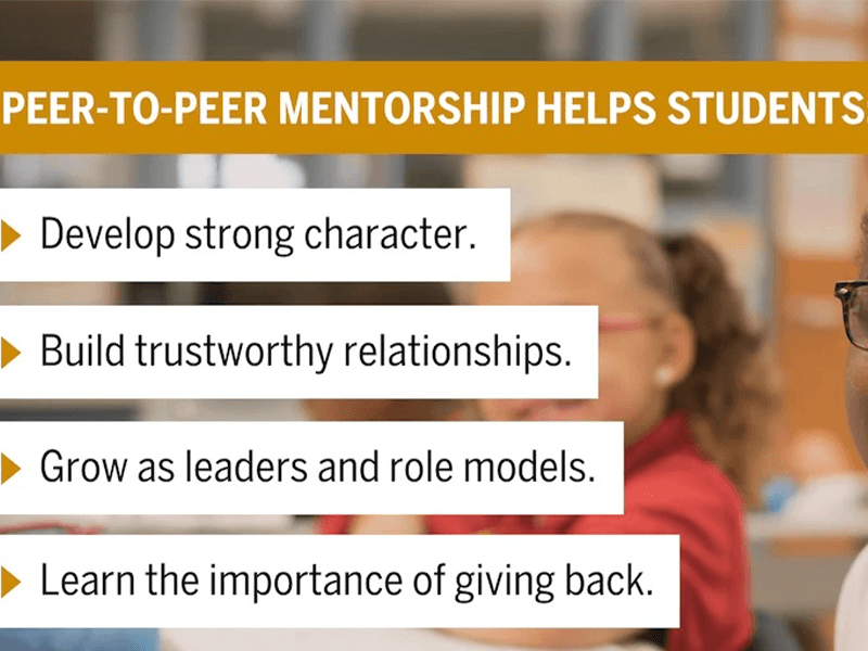 Developing Student Leaders Through Peer-to-Peer Mentorship