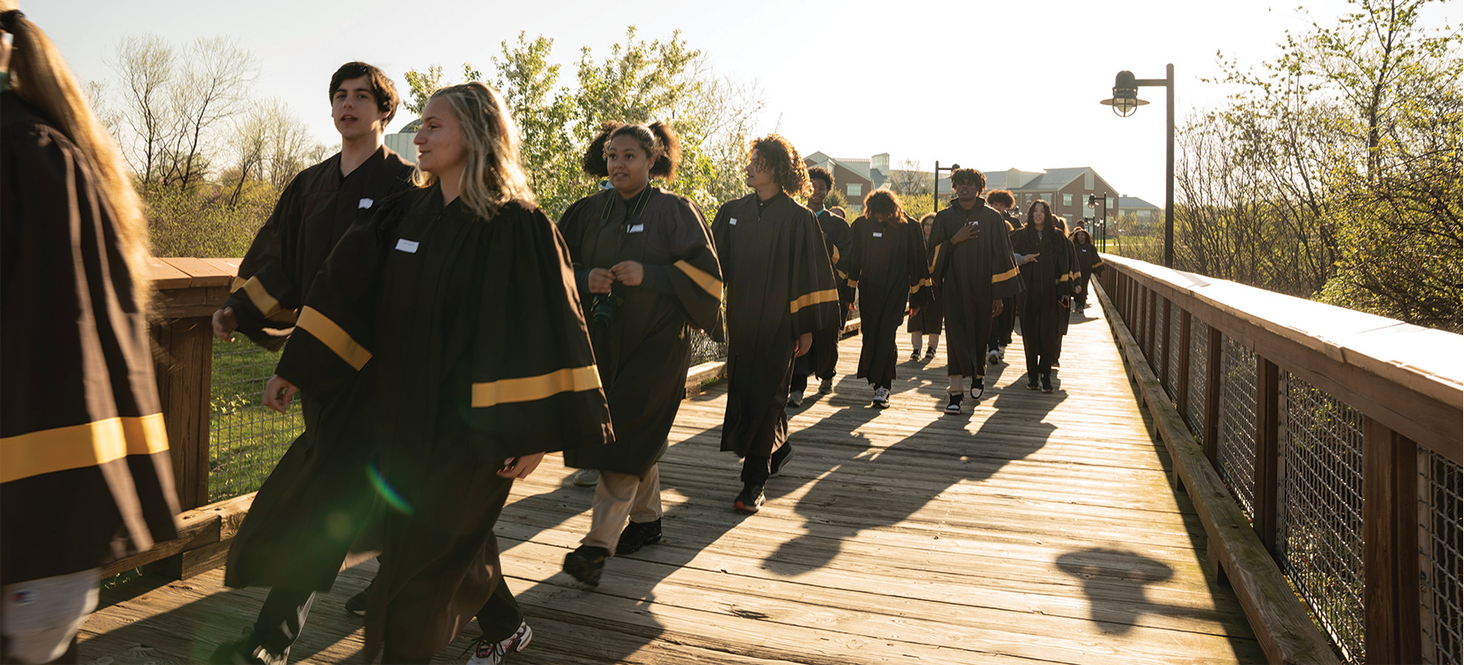 Milton Hershey School Seniors Participate in High Five Event